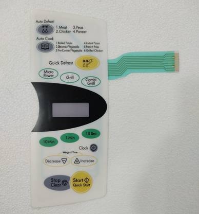 WHITEFLIP Microwave Oven Membrane Keypad Touchpad For Microwave Model ...