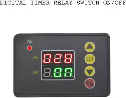electrolight T2310 DC 12V Programmable Digital Time Delay Switch Relay LED Time Controller ...