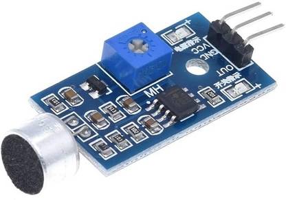 DIYtronics 1 Pc Mic Sound Sensor Module Blue Obstacle Sensing Line ...