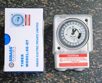 BALRAMA L&T GIC Time Switch J648B1 Quartz Analog Time Switch 240 VAC ...