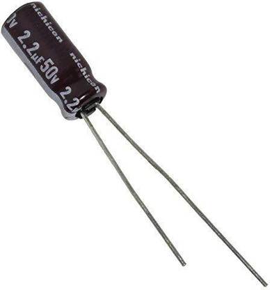 SHOKITECH 2.2µF 50V Electrolytic Capacitor ( Pack of 50) Electronic ...