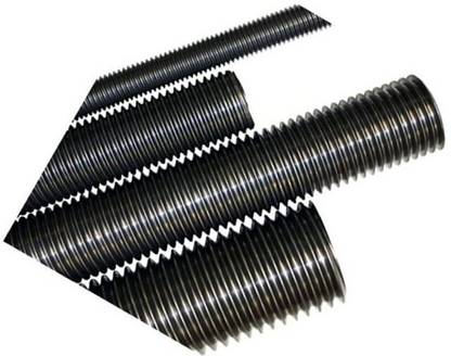 INVENTO 2pcs M4 4mm SS304 Threaded rods 500mm (0.5mtr) Long Automotive ...