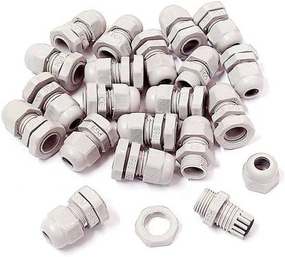 rtsense PG11 Gland Grey 90 Pcs Sealed Fixed Wire Nylon Plastic PG Type ...