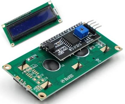 SG Flash 16x2 LCD Blue with I2C Module for Arduino Display Lights ...