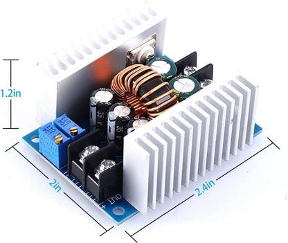 MJAuto 20A 300W CC CV Step Down Module Adjustable DC 6-40V to 1.2-36V ...