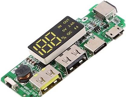 DIYtronics 18650 Charger Board Lithium Battery Charging Module Dual USB ...