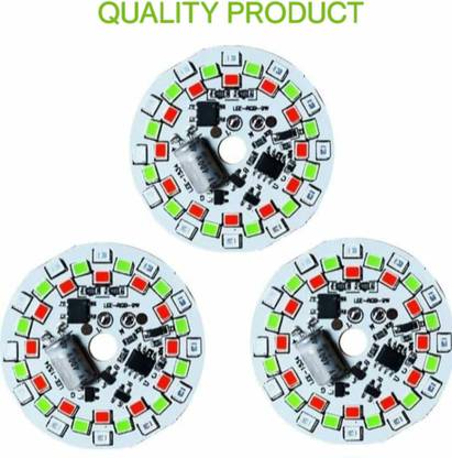 BESTLIGHT (3 Pics) 220V AC Direct On Board MCPCB RGB DOB 7 Color ...