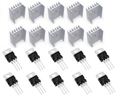 ERH India 10 Pcs 7805 Voltage Regulator Heat Sink ,Power supply for ...