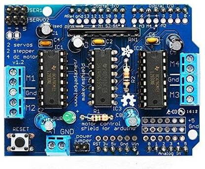 Maxwell Arduino uno L293D Motor Driver Shield Electronic Components ...