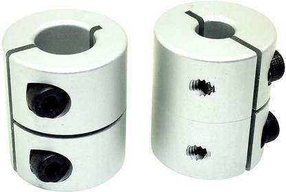 INVENTO 2Pcs 8x12mm Motor JawShaft Coupler Aluminum 8mm to 12mm Rigid ...