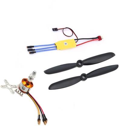INVENTO 1Pcs 2500KV BLDC Brushless Motor+ 30A ESC + 5045 5x4.5 5 inch ...