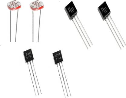 Technical hut 5mm LDR with BC547 Transistor and 2n2222 Transistor (2 ...