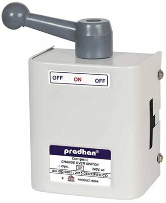 Pradhan junior 16A(2 pole) changeover switch Indoor Plug-In Electronic ...