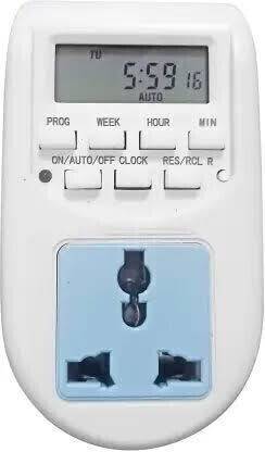 GIANT IMPEX Digital Programmable Timer Electronic Energy Saving Socket ...