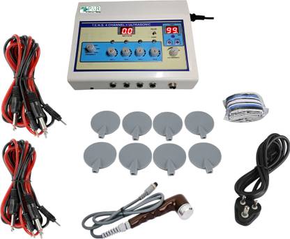 PSR ENTERPRISES Physio Therapy Latest US+T.E.N.S 4 Channel Combi Pack ...
