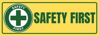 Ira Sign SAFETY FRIST Emergency Sign Price in India - Buy Ira Sign ...