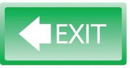 RLDigitalUnits Exit sign board Emergency Sign Price in India - Buy ...