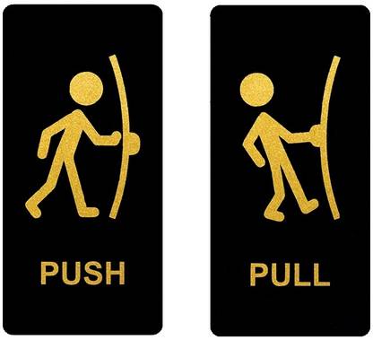 NIWRT PULL & PUSH Emergency Sign Price in India - Buy NIWRT PULL & PUSH ...