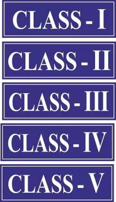 SHRI BALAJI ART Classes I II III IV V Emergency Sign Price in India ...