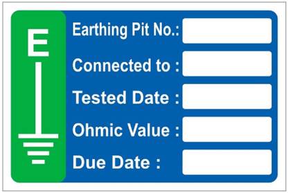 MOHAN AGENCIES EARTHING PIT NUMBER Emergency Sign Price in India - Buy ...