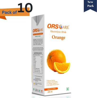 ORSCARE ORS Ready to Serve Fruit Beverage Oral Rehydration, Enrich ...