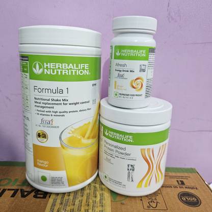 HERBALIFE FORMULA-1 MANGO SHAKE &PROTEIN POWDER 200GM & ENERGY DRINK ...