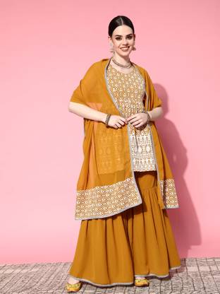 LIBAS Women Kurta Sharara Set - Buy LIBAS Women Kurta Sharara Set ...