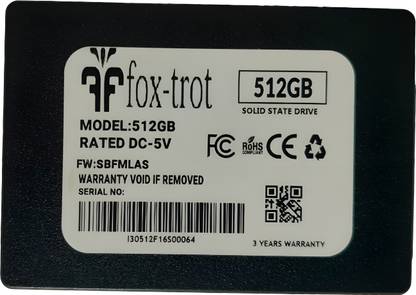 fox-trot 512 GB External Solid State Drive (SSD) with 512 GB Cloud ...