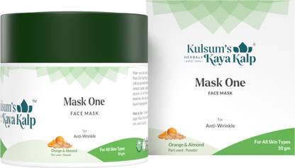 Kulsum's Kaya Kalp Mask One, Face Mask for Women & Men , For Anti ...