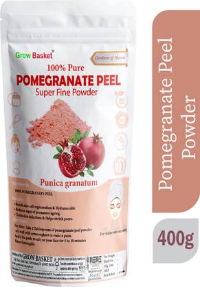 Grow Basket Pomegranate Peel Powder (Punica Granatum/Anar Peel Powder ...