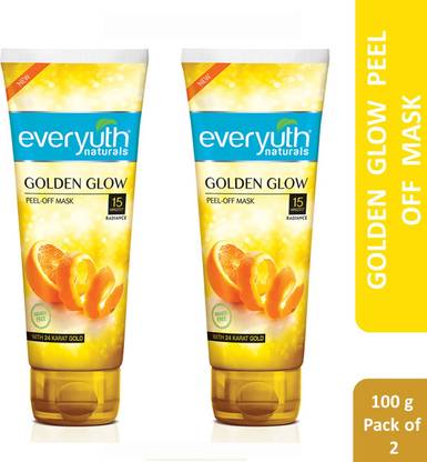 Everyuth Naturals Golden Glow Peel-off Mask for Instant Glow|24K Gold ...