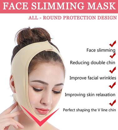 Digital Shoppy Face Slimming Belt Shape And Lift Double Chin Face Mask ...