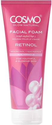 COSMO Glow Natural Retinol Facial Foam Age Miracle Glowing Skin Face ...