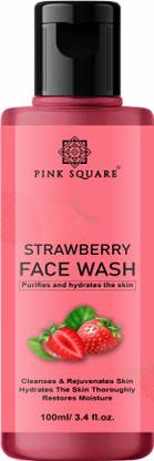 Pink Square Strawberry Natural For Anti-Acne & whitening Skin Pack 1 of ...