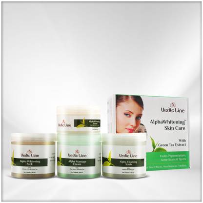 Vedic Line Alpha Whitening Facial Kit For Pigmented or Tanned Skin ...