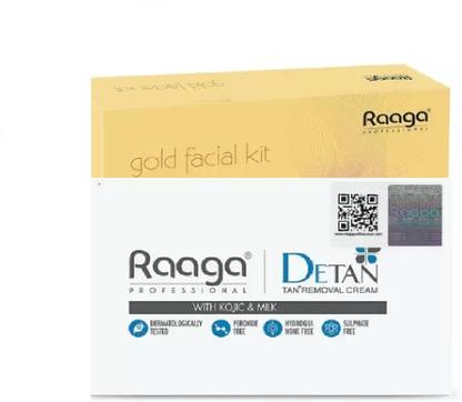Raaga Professional Gold Facial Kit and Detan face Pack - Price in India ...