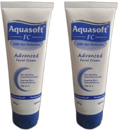 Aquasoft FC Advanced Facial Cream with Sun Protection, Contains Vitamin ...