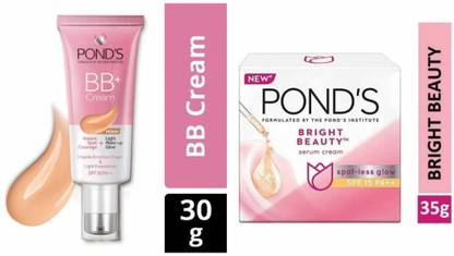 POND's BB+ CREAM 30G + BRIGHT BEAUTY CREAM 35G - Price in India, Buy POND's BB+ CREAM 30G ...