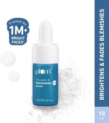 Plum 10% Niacinamide & Rice Water Face Serum For Bright & Clear Skin ...