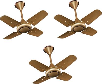 Crompton ARIYABRIZ Prime Pack of 3 600 mm 4 Blade Ceiling Fan Price in ...