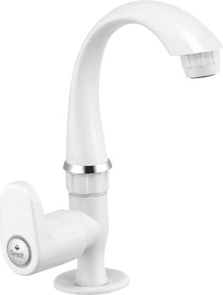 Sparsh Pearl Mini Swan Neck RS-111Table/Sink Mounted with Flange Pillar ...