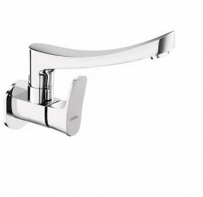 CERA - PERLA Sink cock (Wall Mounted) with 200MM (8") Long Swivel Spout ...