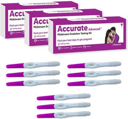 Accurate Advanced Midstream Pregnancy Planning Ovulation Kit Price in ...