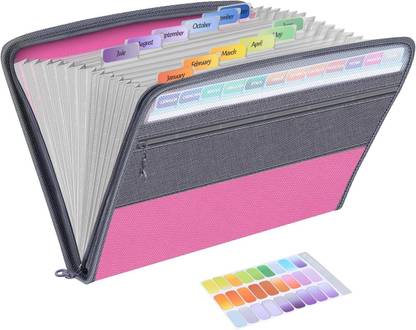 Flipkart.com | Corslet A4 Paper File Folder with 13 Pockets, Accordion ...