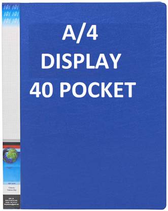 Flipkart.com | vavia A4 size Clear Book File(40 transparent inner ...