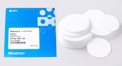 whatman Grade-4 Filter Paper Qualitative 125mm Diameter, Cat No 1004 ...