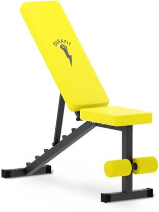 Durafit Foldable Bench Max User Weight 150 Kgs Multilevel Incline And ...