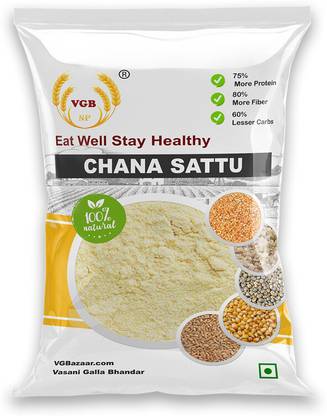 VGBNP 100% Natural Chana Sattu Flour (Bhuje Chane ka atta) Homemade ...