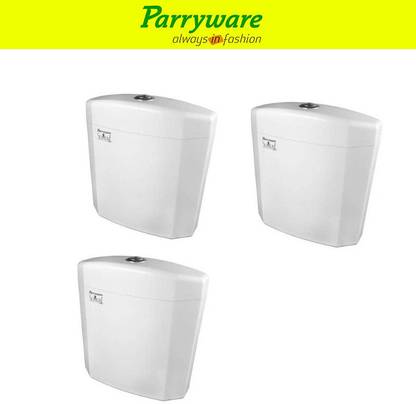 Parryware Alpha Dual Flush Cistern set of 3 pic 110 Dual Flush Tank ...