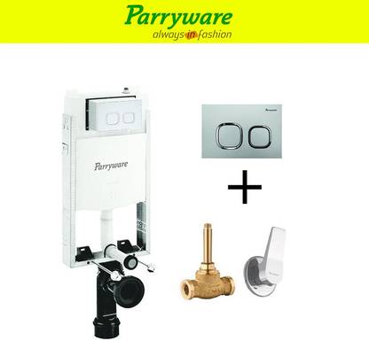 Parryware Half Frame Concealed Cistern with Aqua concealed body upper ...